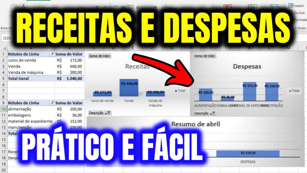 Planilhas dos vídeos do youtube – Prof. Flávio Moita